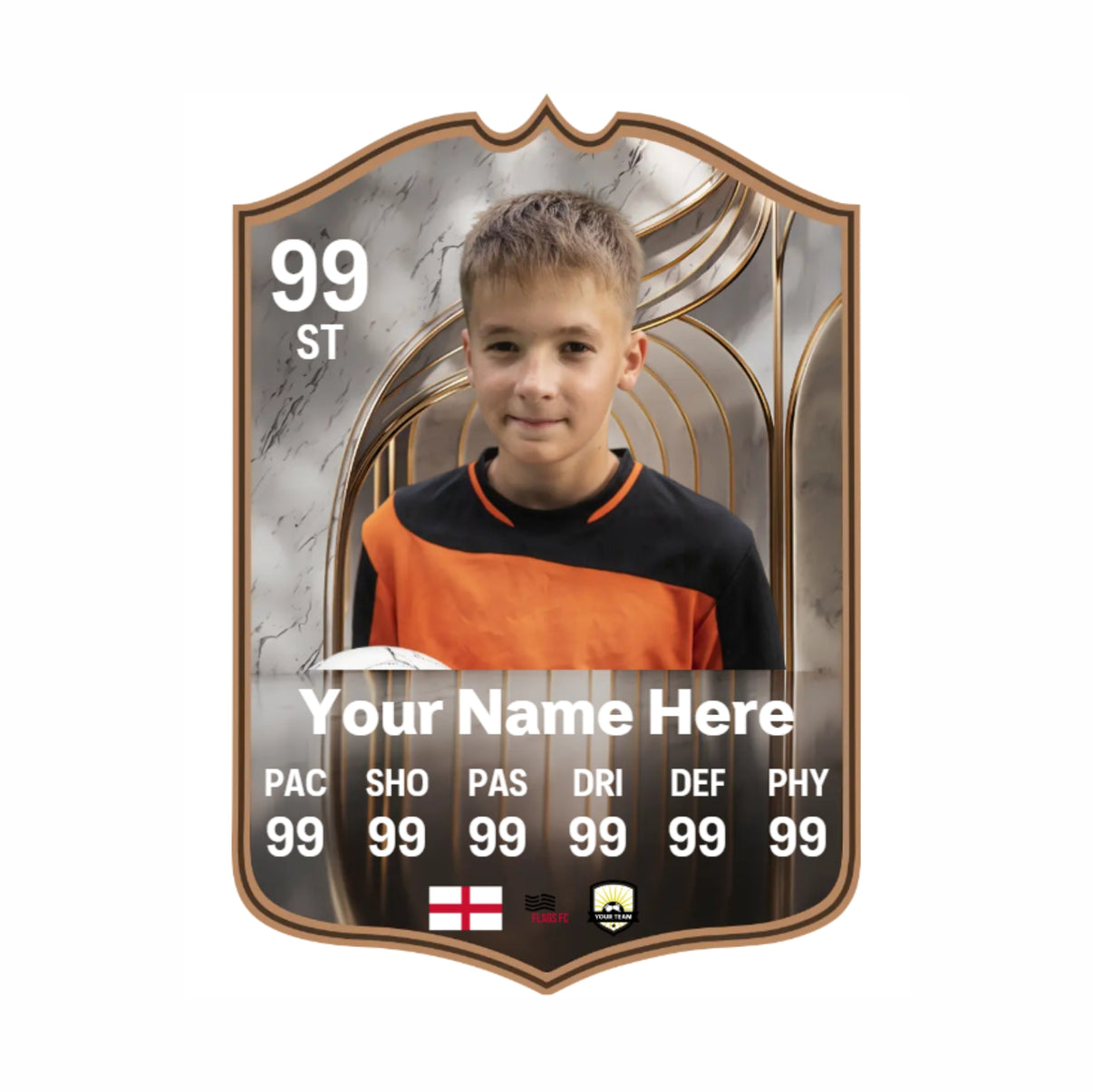 Personalised FC26 Champion Icon Card – Flags FC