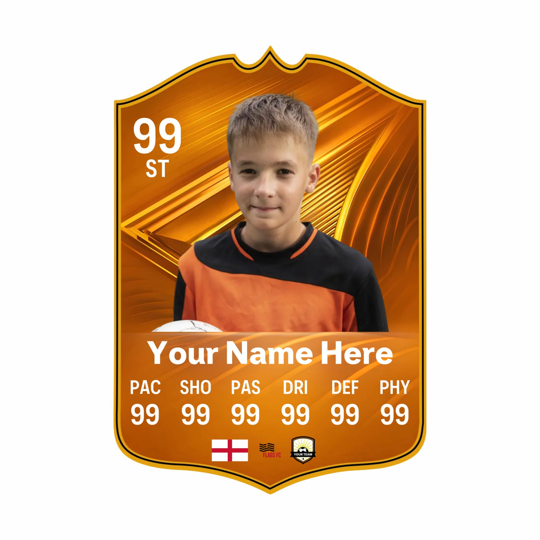 Personalised FC26 Star Performer Card – Flags FC