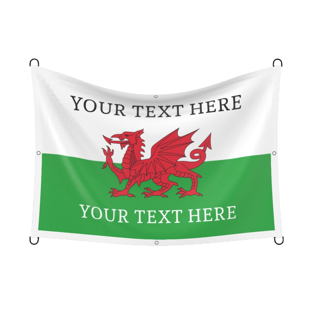 Wales Custom Printed Football Flag – Flags FC